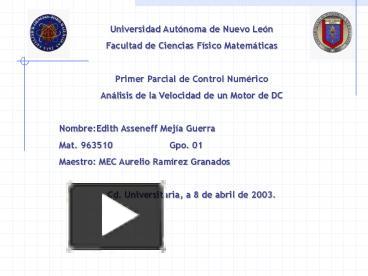 PPT – Universidad Aut PowerPoint presentation | free to download - id ...