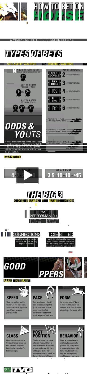 TVG Horse Racing Infographic presentation | free to download