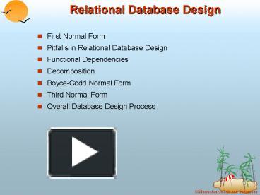 PPT – Relational Database Design PowerPoint presentation | free to ...