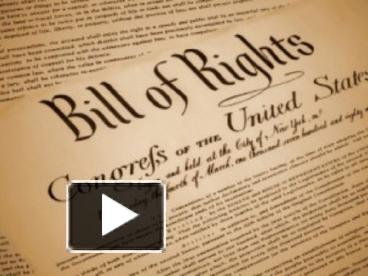 PPT – The Bill of Rights PowerPoint presentation | free to view - id ...