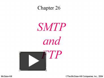 PPT – SMTP and FTP PowerPoint presentation | free to download - id ...