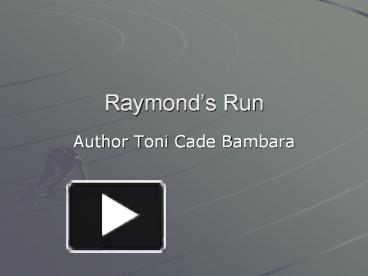 Raymond presentation | free to download