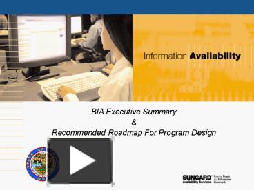 BIA Executive Summary presentation | free to view