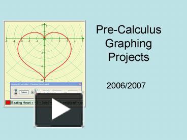 PPT – Pre-Calculus Graphing Projects PowerPoint presentation | free to ...