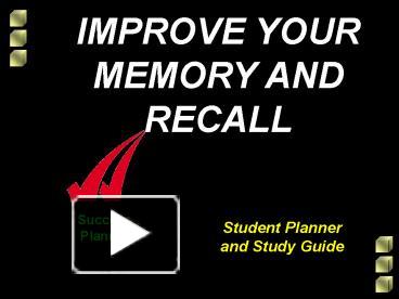Improve Your Memory and Recall presentation | free to view