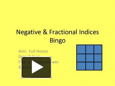 Negative presentation | free to download