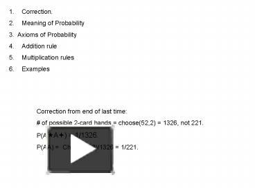 PPT – Correction' PowerPoint presentation | free to download - id ...
