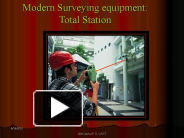 PPT – Modern Surveying equipment: PowerPoint presentation | free to ...