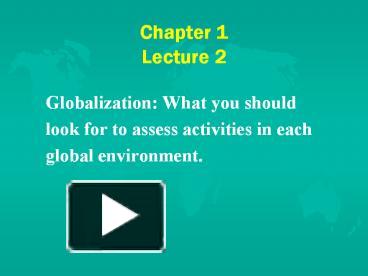 Chapter 1 Lecture 2 presentation | free to view