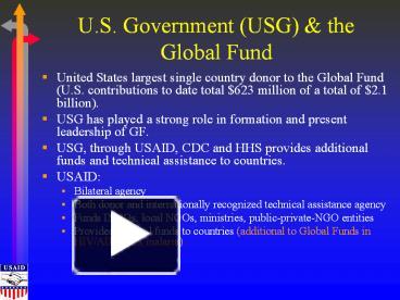 PPT – U.S. Government (USG) PowerPoint presentation | free to view - id ...