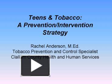 PPT – Teens PowerPoint presentation | free to view - id: 4fd50-YjJjM