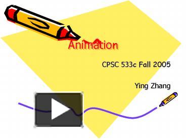 PPT – Animation PowerPoint presentation | free to download - id: 4fdd5 ...