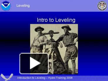 Intro to Leveling presentation | free to download