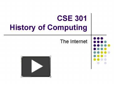 PPT – CSE 301 History of Computing PowerPoint presentation | free to ...