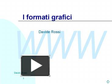 I formati grafici presentation | free to download