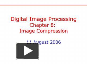 Digital Image Processing presentation | free to view