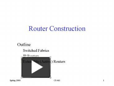 PPT – Router Construction PowerPoint presentation | free to view - id ...