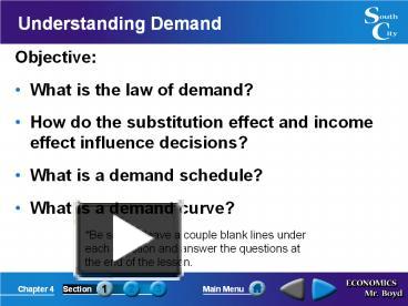 PPT – Understanding Demand PowerPoint presentation | free to download ...