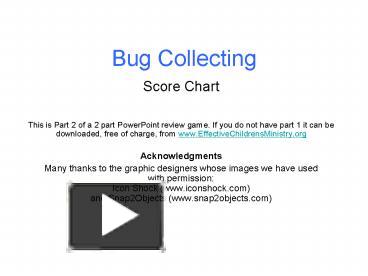 PPT – Bug Collecting PowerPoint presentation | free to download - id ...