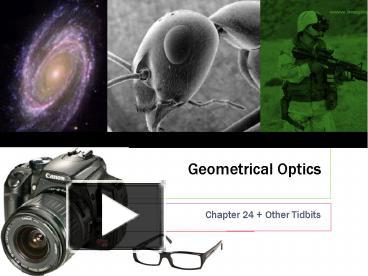 Geometrical Optics presentation | free to download