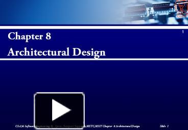 PPT – Architectural Design PowerPoint presentation | free to view - id ...