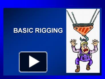 BASIC RIGGING presentation | free to download