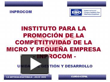 INPROCOM presentation | free to download