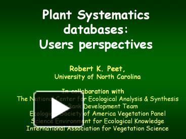 Plant Systematics presentation | free to download