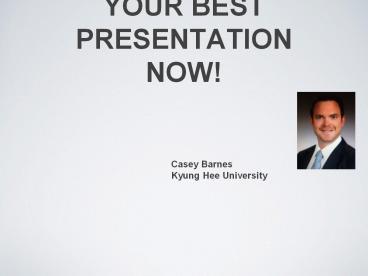 YOUR BEST PRESENTATION NOW! presentation | free to download