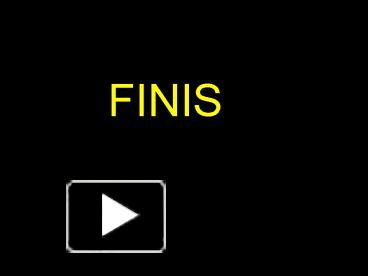 FINIS presentation | free to view