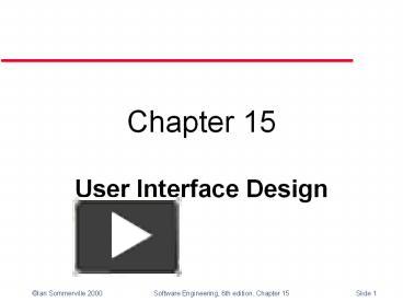 User Interface Design presentation | free to download