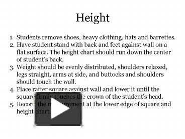 Height presentation | free to download