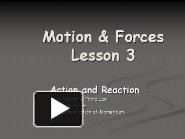 PPT – Motion PowerPoint presentation | free to download - id: 51f92d-NTJmM