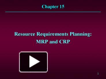 PPT – Resource Requirements Planning: PowerPoint presentation | free to ...