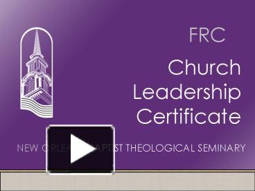 PPT – FRC PowerPoint presentation | free to view - id: 521e5-NjBiN