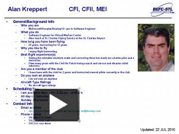 PPT – General/Background Info PowerPoint presentation | free to ...