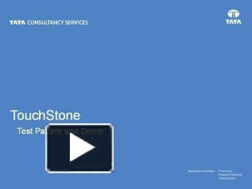 TouchStone Test presentation | free to download