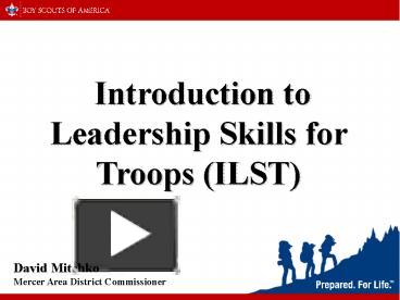 Troop Leadership Training (TLT) presentation | free to download