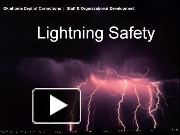 PPT – Lightning Safety PowerPoint presentation | free to view - id ...