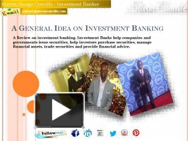 PPT – Steven George Conville PowerPoint presentation | free to download ...