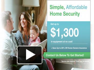 PPT – Washington Home Security Systems , Home Security Washington ...