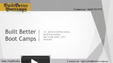 PPT – Built Better Bootcamps PowerPoint presentation | free to download ...