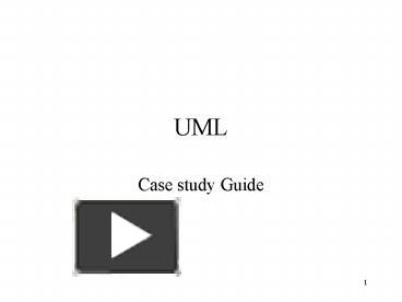 PPT – UML PowerPoint presentation | free to download - id: 525218-NGVhY
