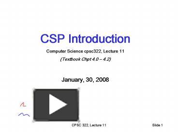 PPT – CSP Introduction PowerPoint presentation | free to view - id ...
