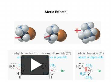 Steric Effects presentation | free to download