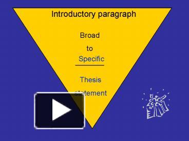 PPT – Introductory paragraph PowerPoint presentation | free to view ...