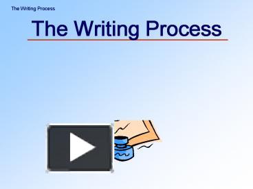 The Writing Process presentation | free to view
