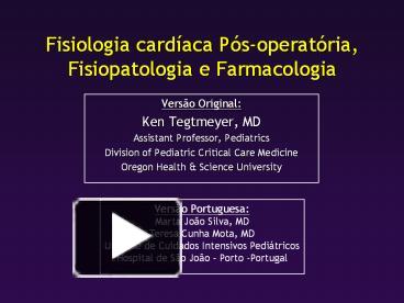PPT – Fisiologia card PowerPoint presentation | free to download - id ...