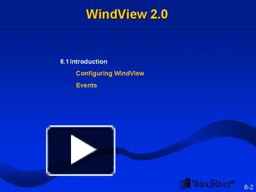 WindView 2.0 presentation | free to download