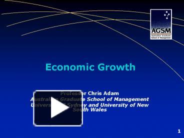 PPT – Economic Growth PowerPoint presentation | free to download - id ...
